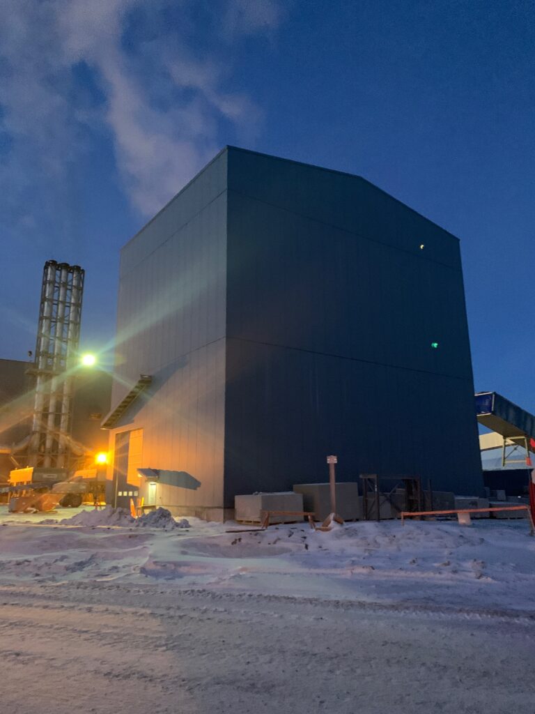 Bâtiment du HPGR - Agnico Eagle Meadowbank Nunavut | Talbon